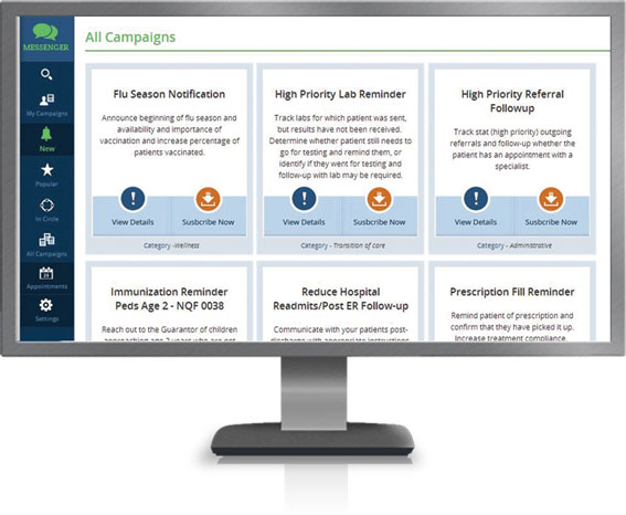 eClinicalMessenger | eClinicalWorks Key Features