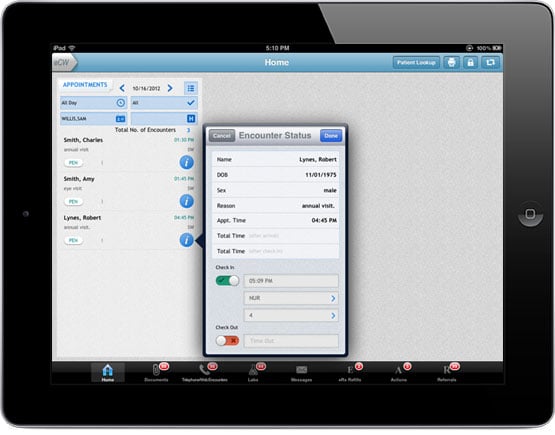 eClinicalWorks eClinicalTouch | GroupOne